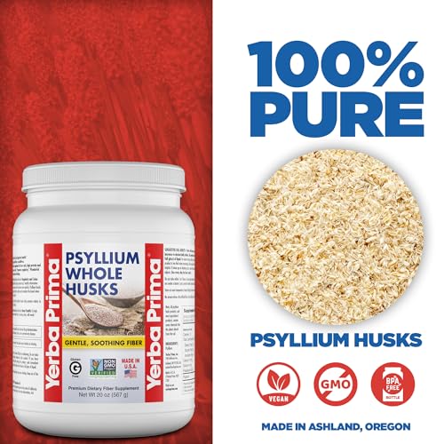 Whole psyllium husk for gut wellness