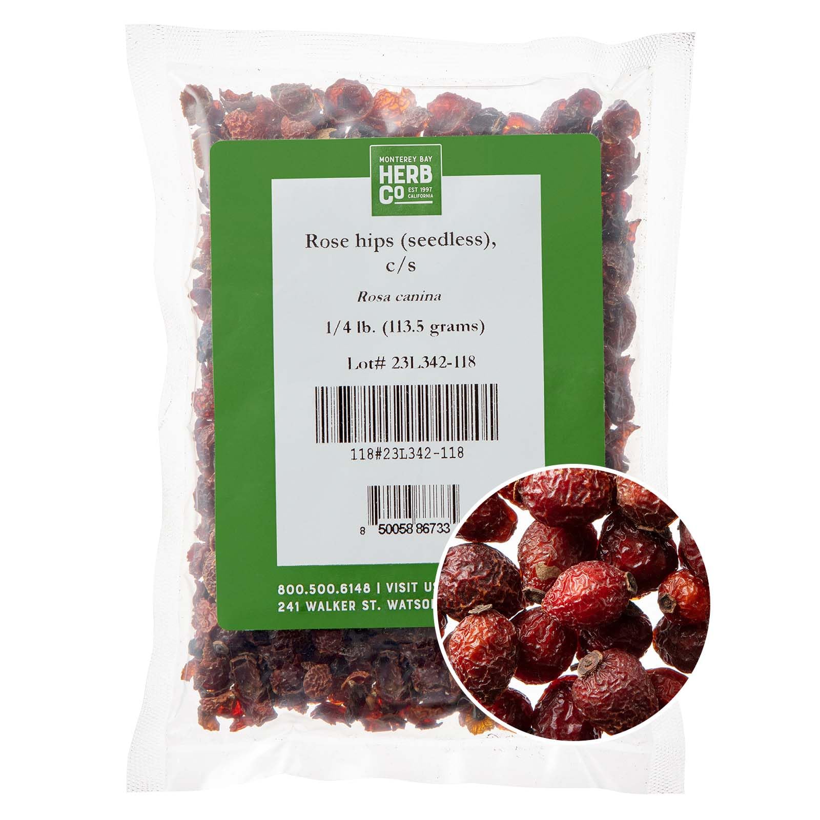 whole rose hips herbal tea