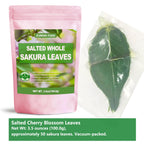 whole sakura leaves for cooking