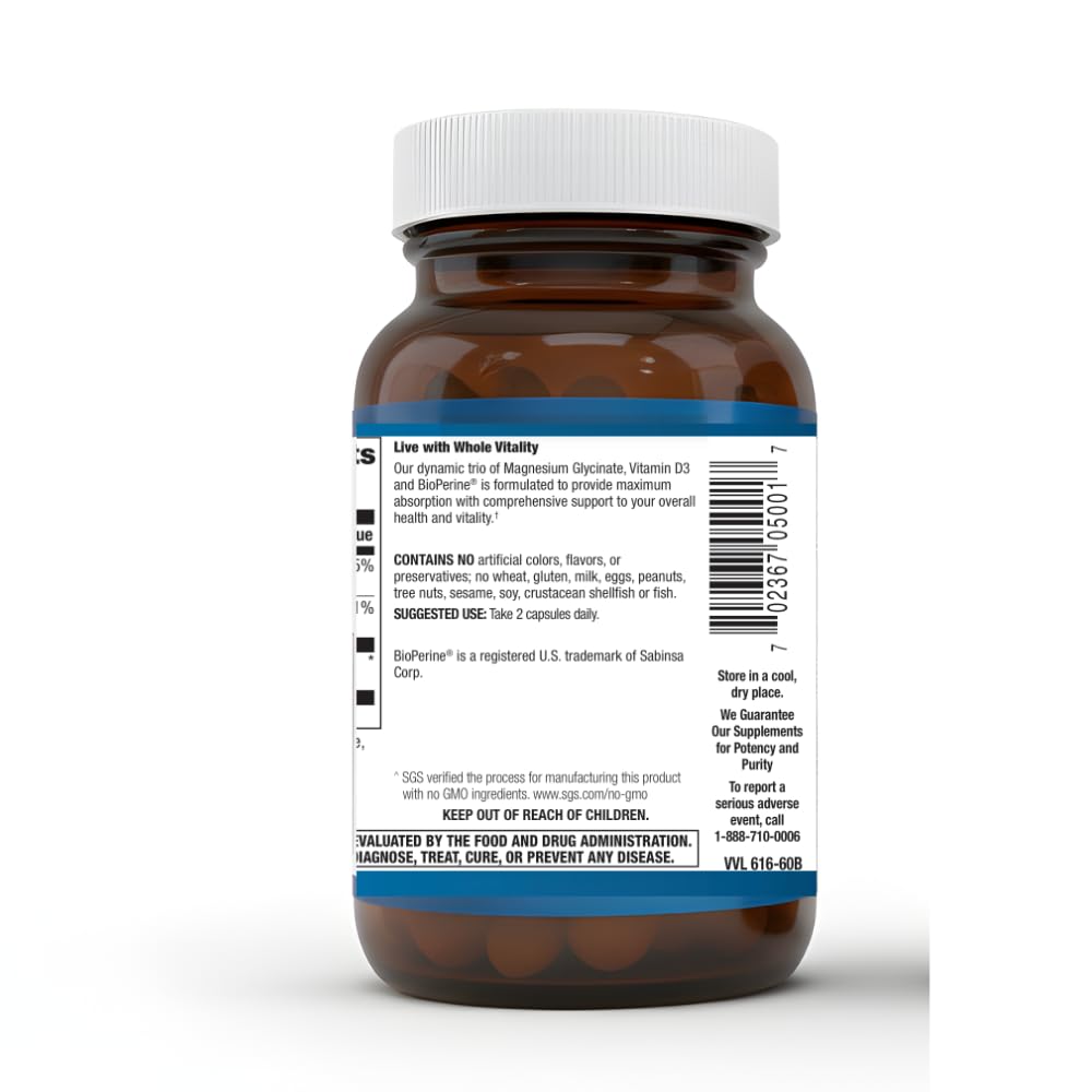 Whole Vitality magnesium for better sleep