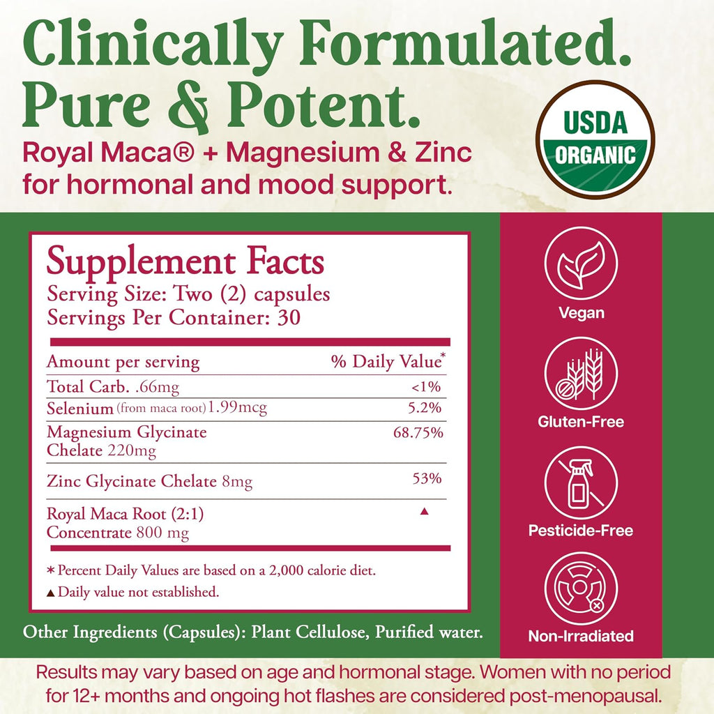Whole World Botanicals Royal Maca benefits