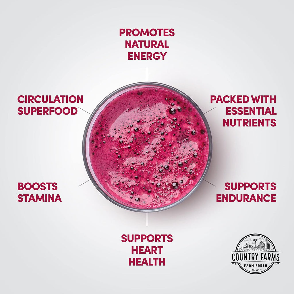wholefood beet extract for energy