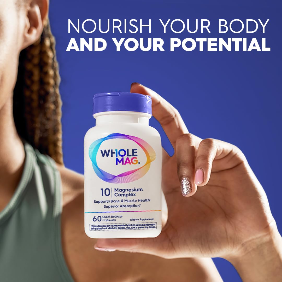 WholeMag magnesium for active lifestyle