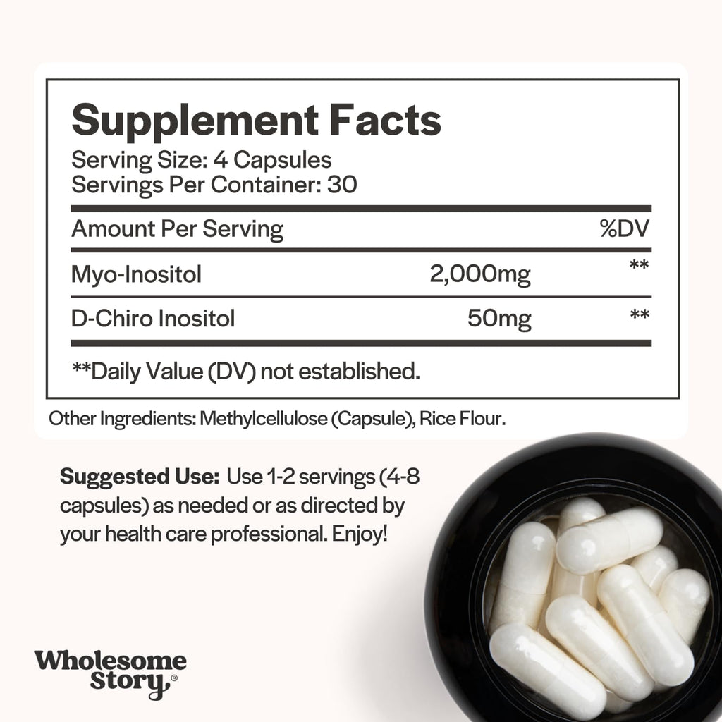 Wholesome Story inositol powder benefits