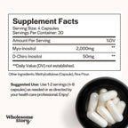 Wholesome Story inositol powder benefits