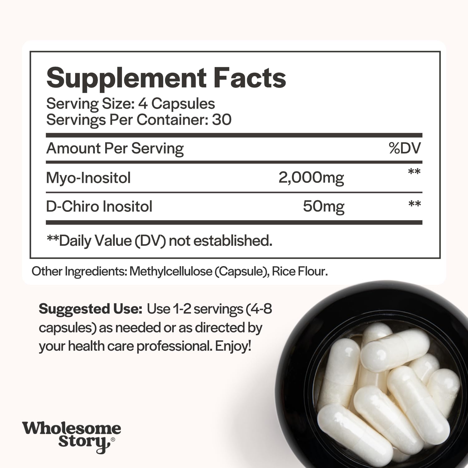 Wholesome Story inositol powder benefits