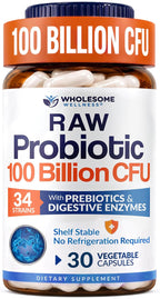 Wholesome Wellness organic probiotics capsules