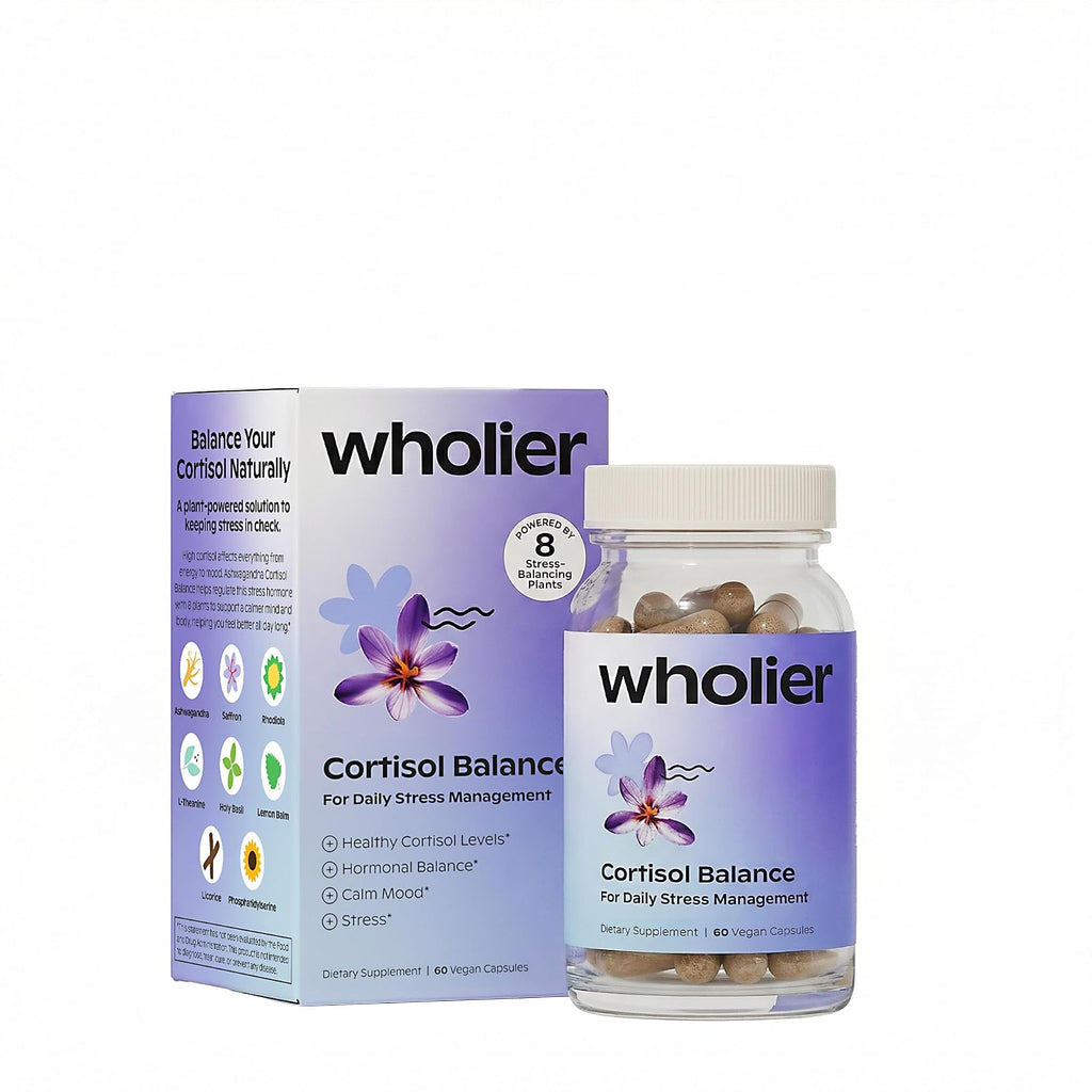 Wholier cortisol supplement for stress relief