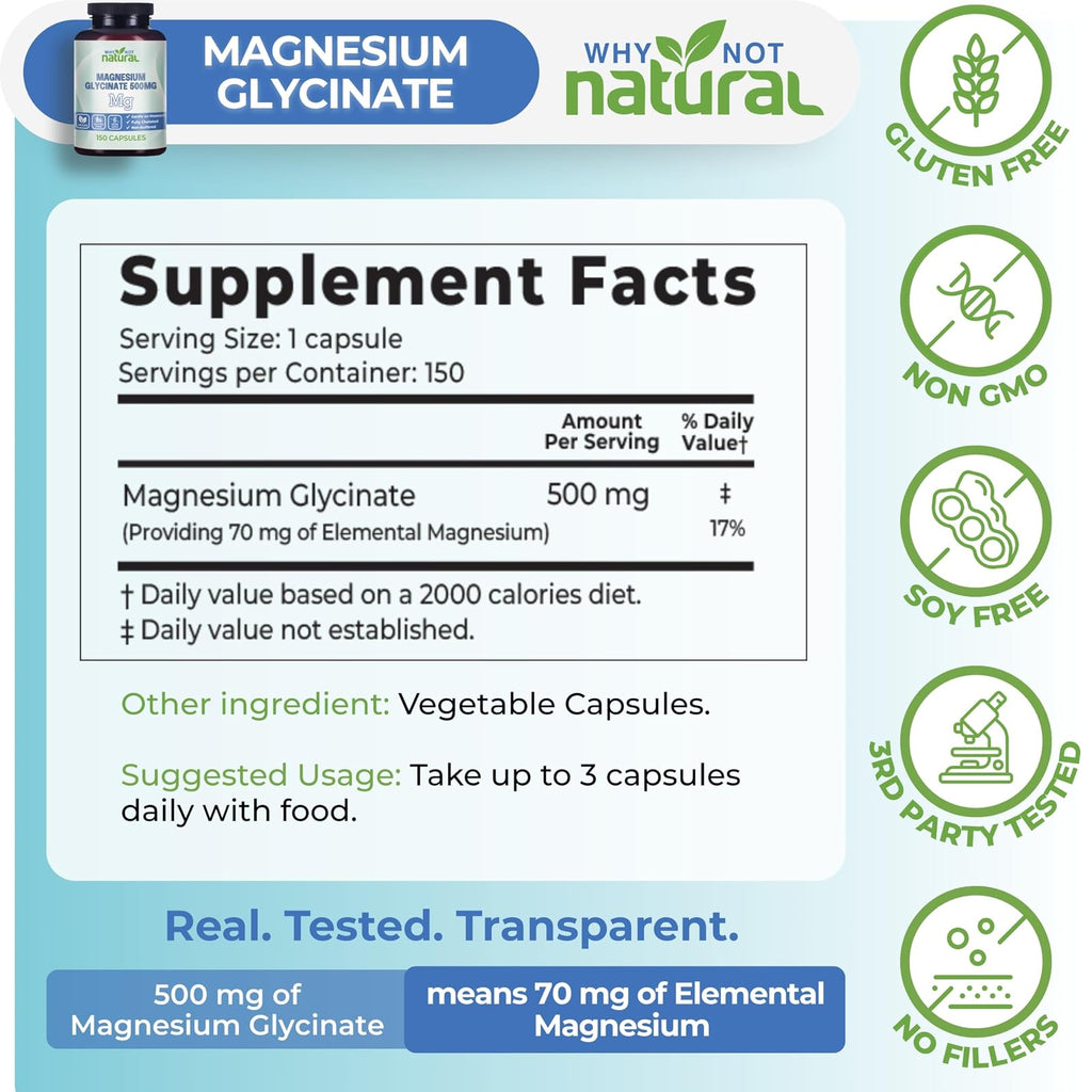 Why Not Natural magnesium benefits