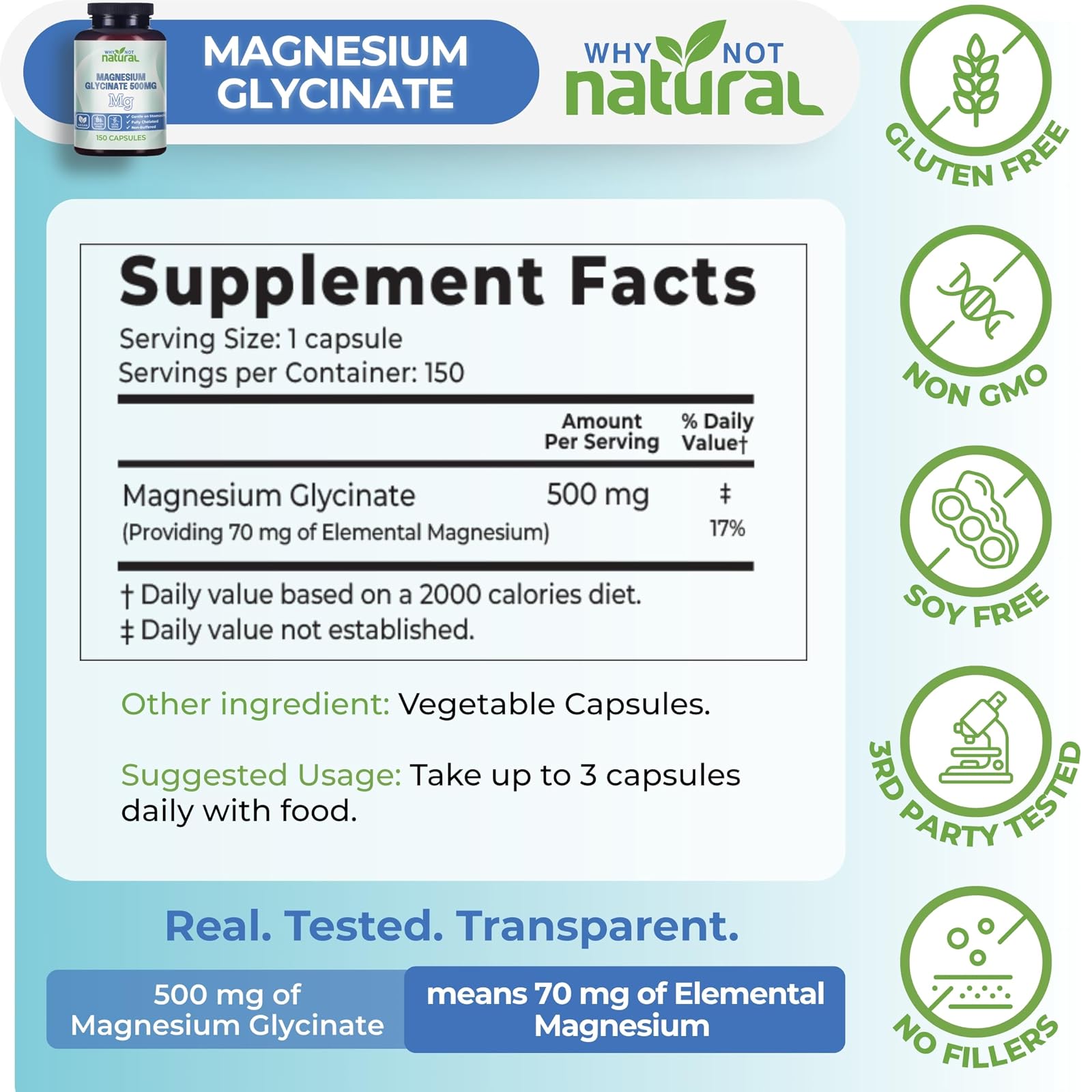 Why Not Natural magnesium benefits