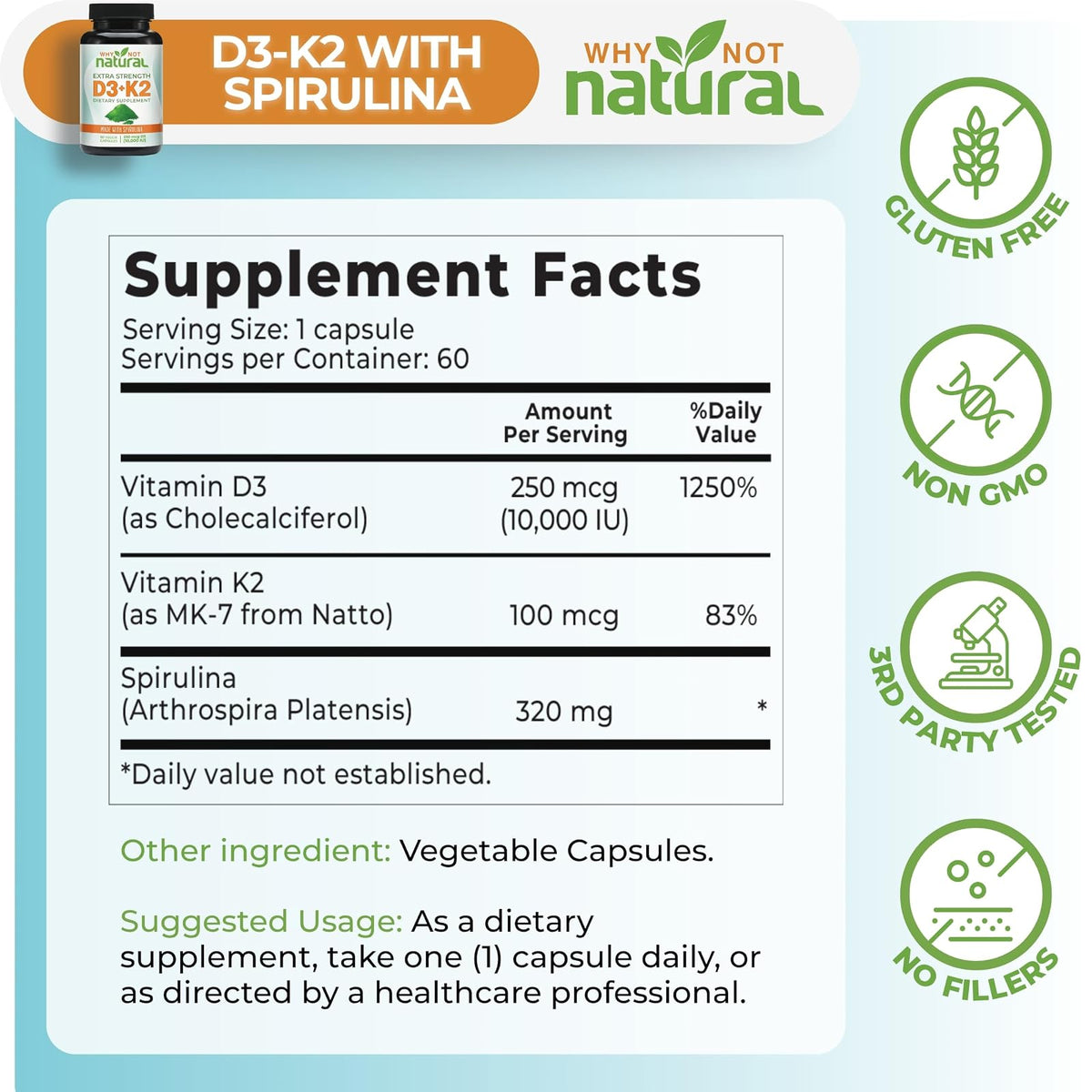 Why Not Natural vitamin D benefits