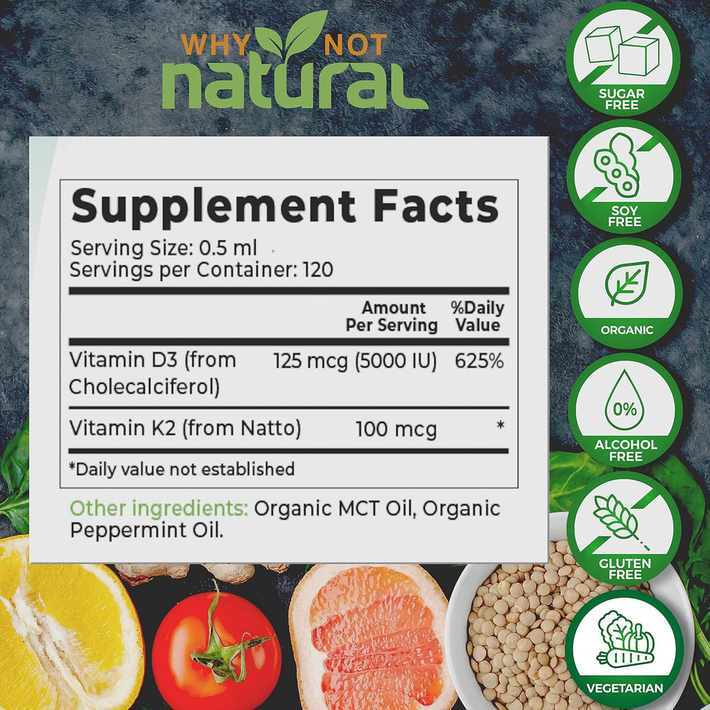 Why Not Natural vitamin D3 K2