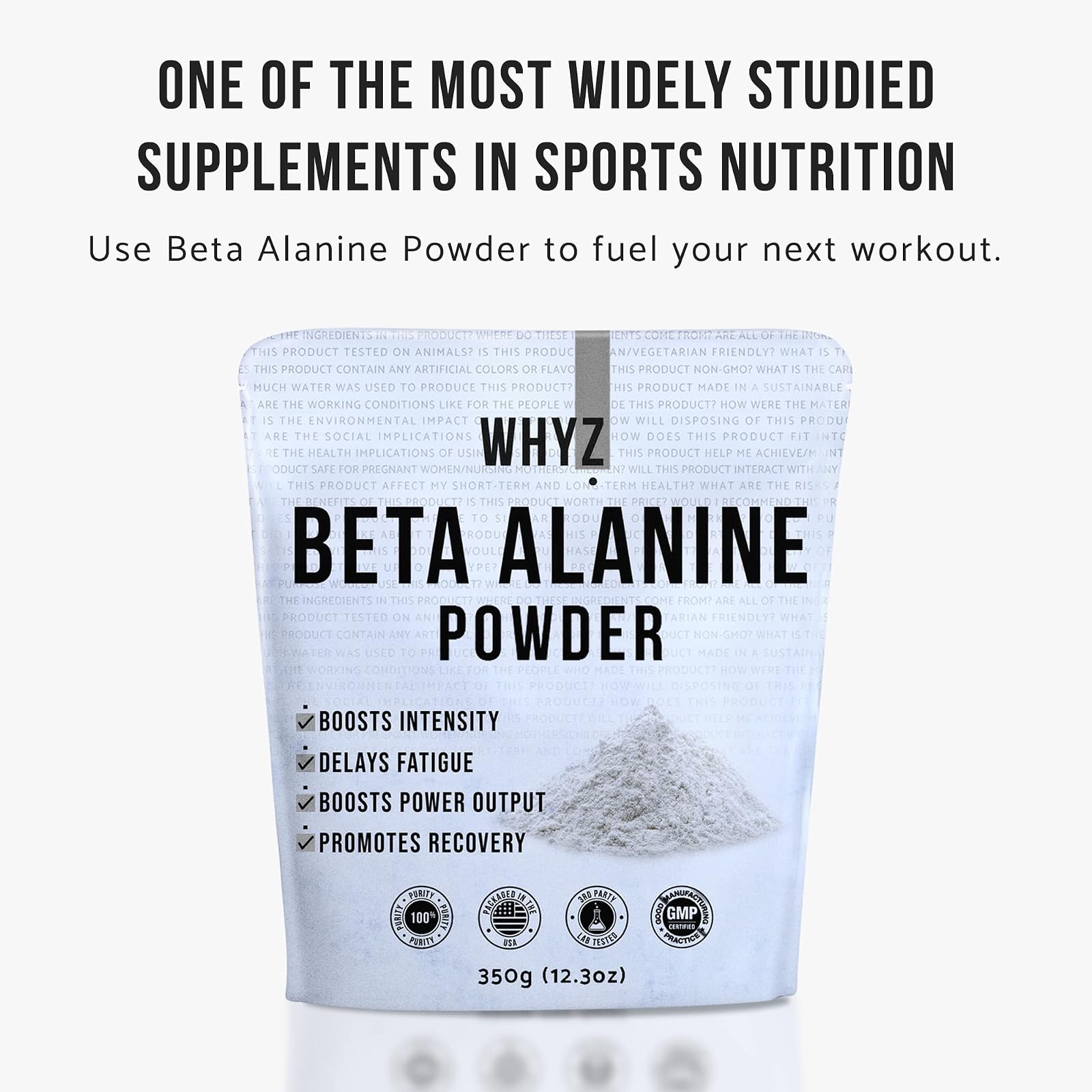 WHYZ Beta Alanine for better stamina