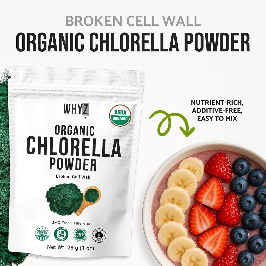 WHYZ chlorella for energy boost