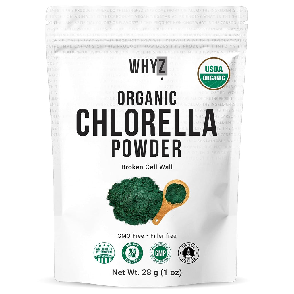 WHYZ Organic Chlorella Powder benefits