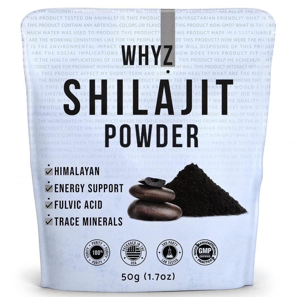 WHYZ Shilajit Powder for energy boost