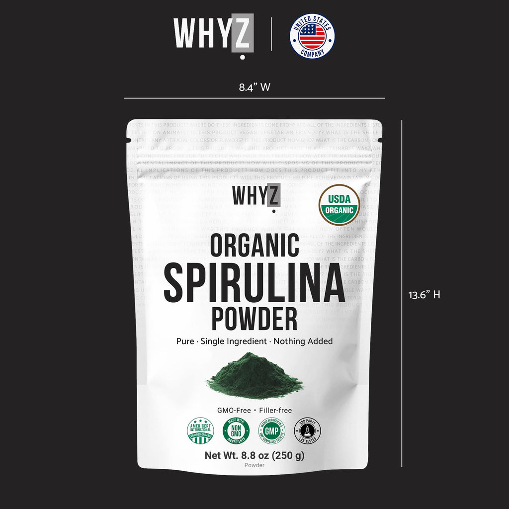 WHYZ spirulina for daily nutrition