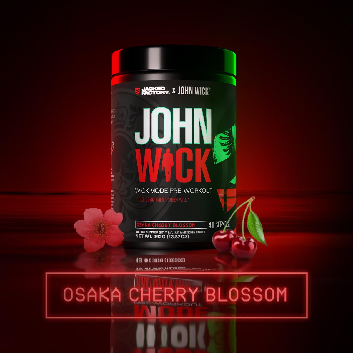 Wick Mode pre-workout powder for endurance
