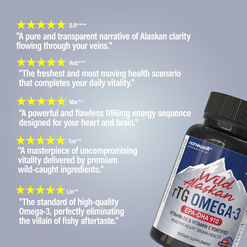 Wild Alaskan fish oil softgels