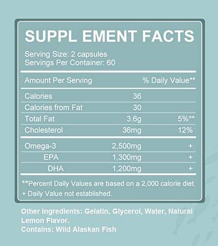 Wild Alaskan fish oil supplement