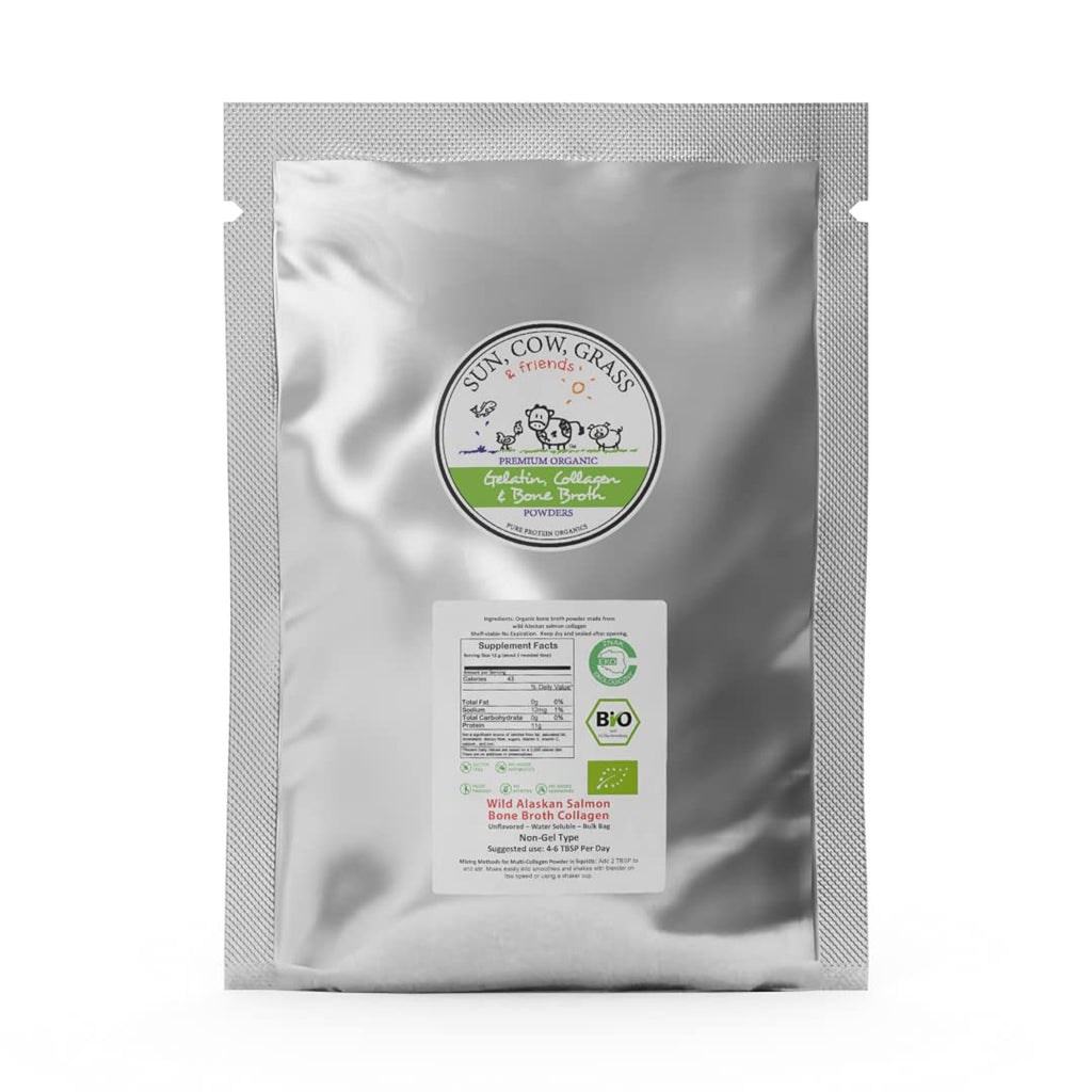 Wild Alaskan salmon collagen powder