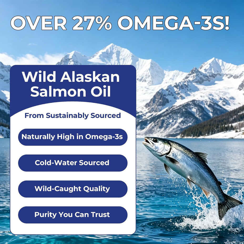 Wild Alaskan salmon oil for pets