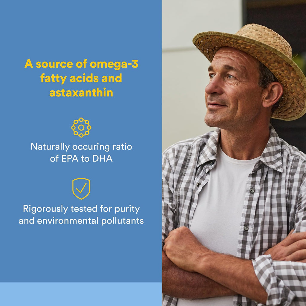 Wild Alaskan salmon oil softgels
