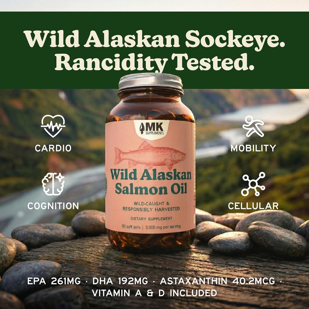 Wild Alaskan sockeye fish oil benefits