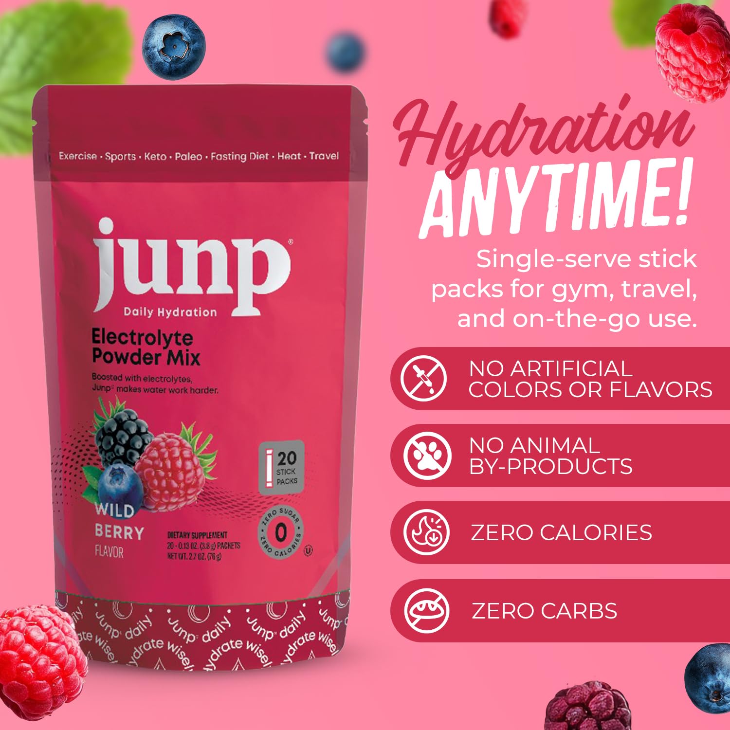 wild berry electrolyte drink mix