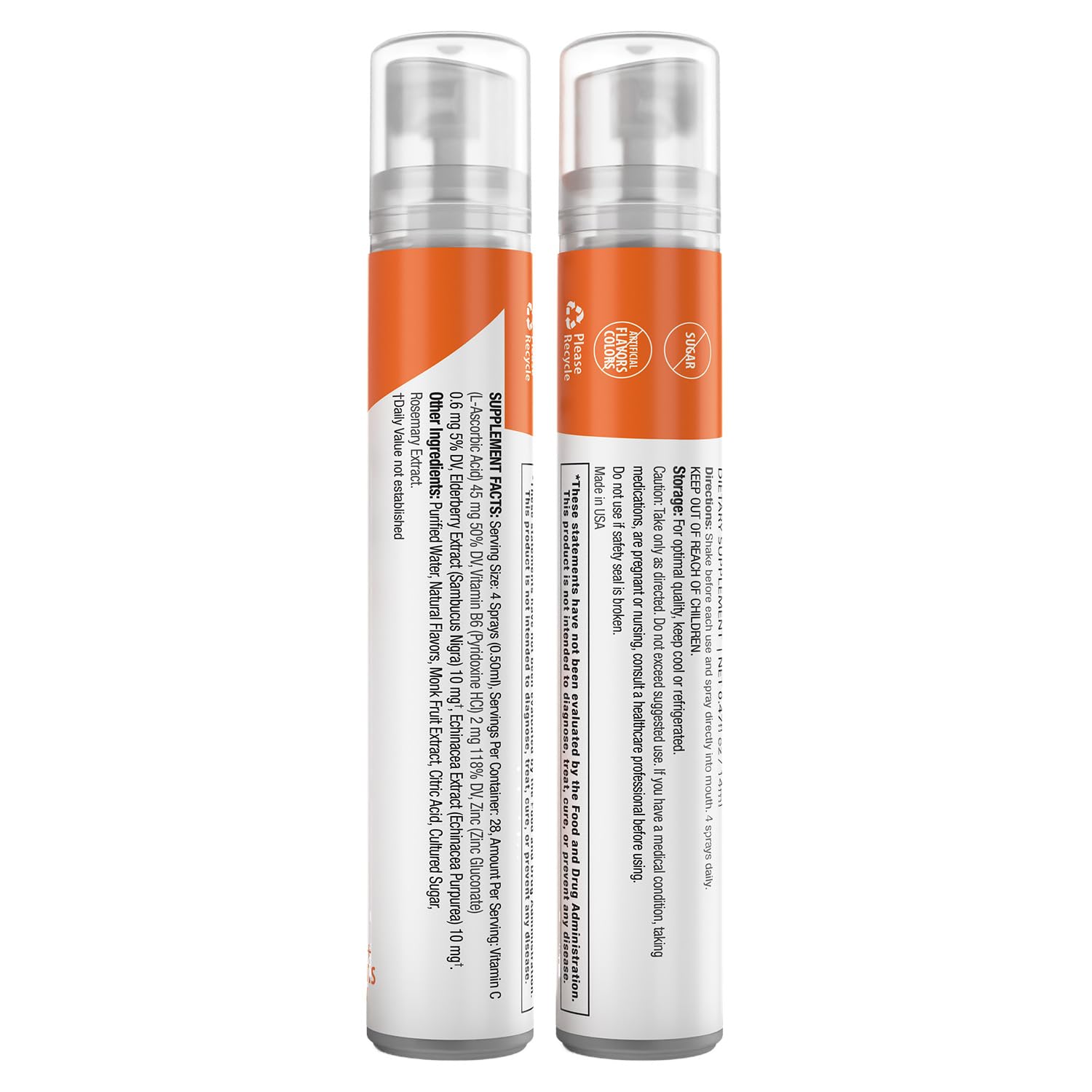 wild berry flavored vitamin C spray