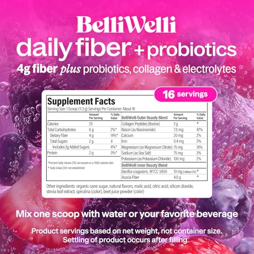 wild berry flavour fiber powder