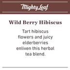 Wild Berry Hibiscus tea blend