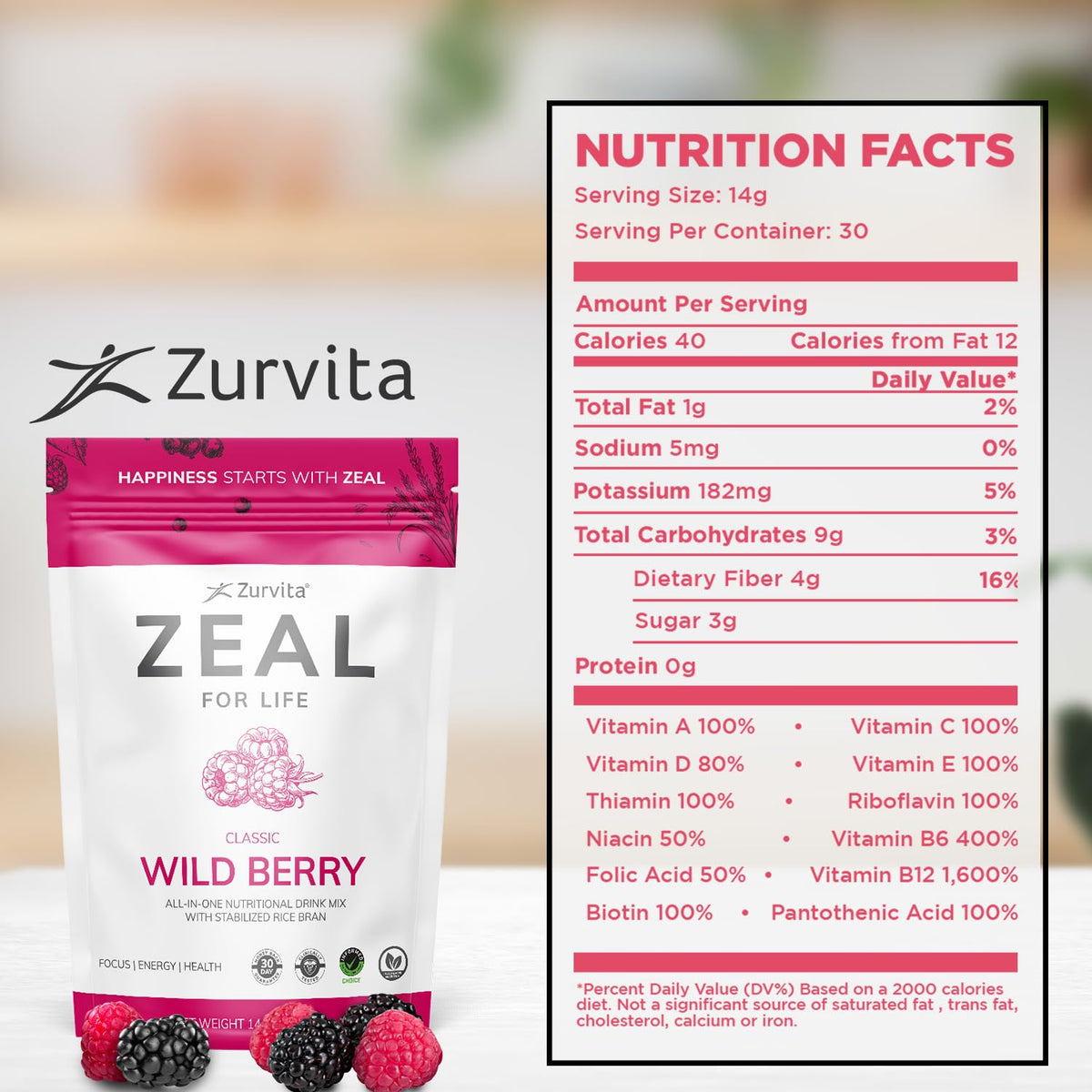 Wild Berry multivitamin for women