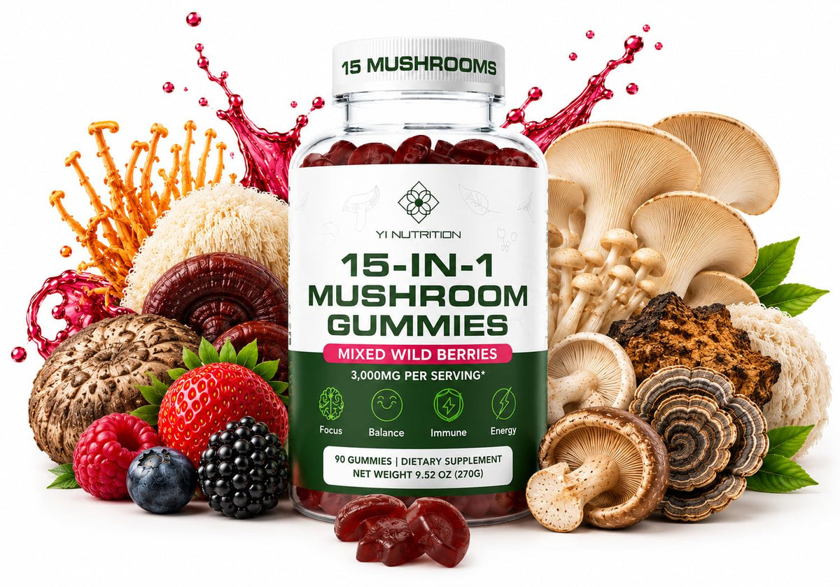 wild berry mushroom complex gummies