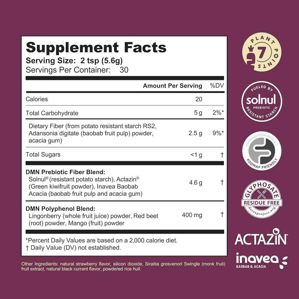 wild berry prebiotic supplement for gut health
