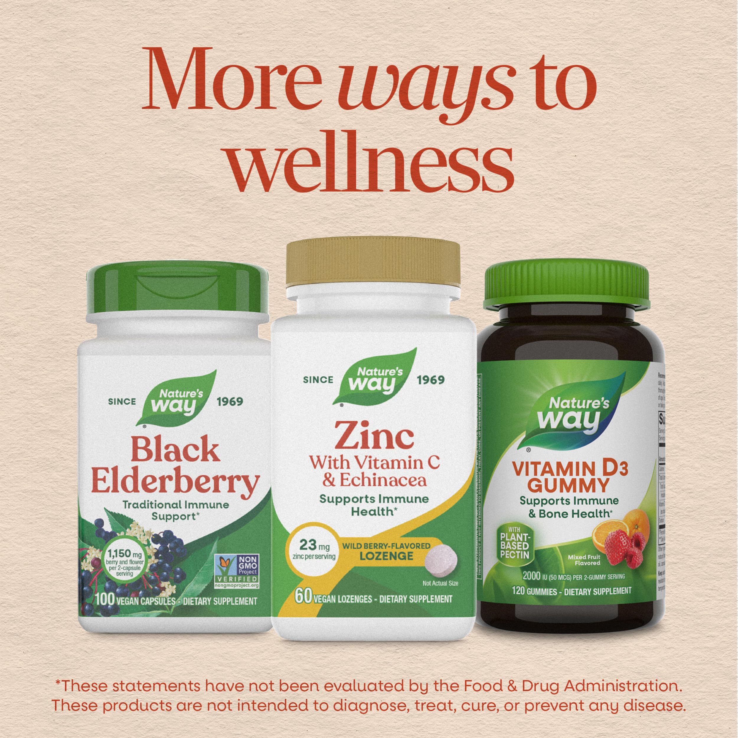 Wild berry zinc for tasty support