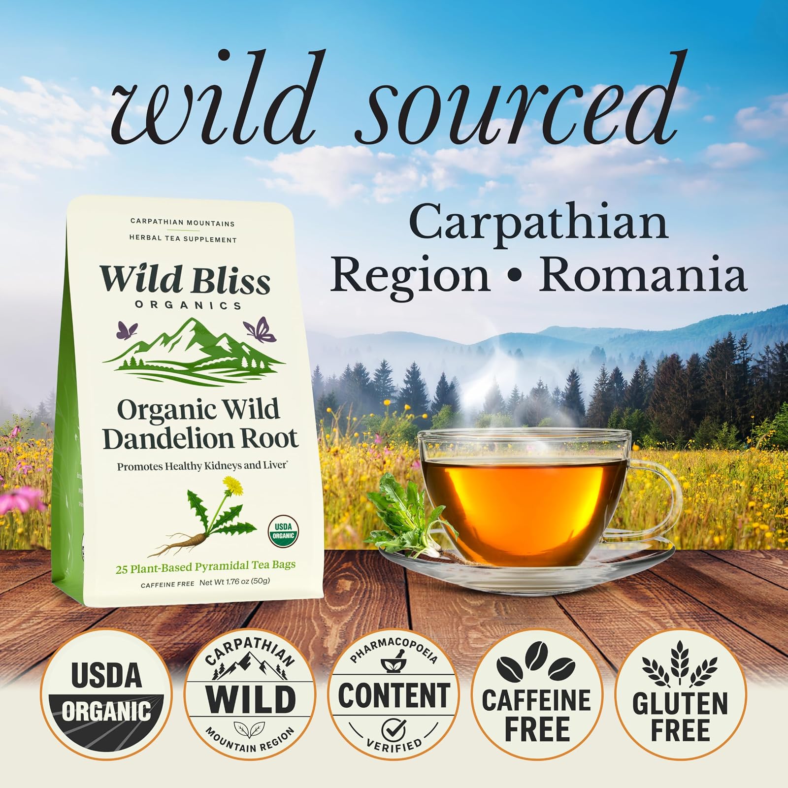 Wild Bliss dandelion tea benefits