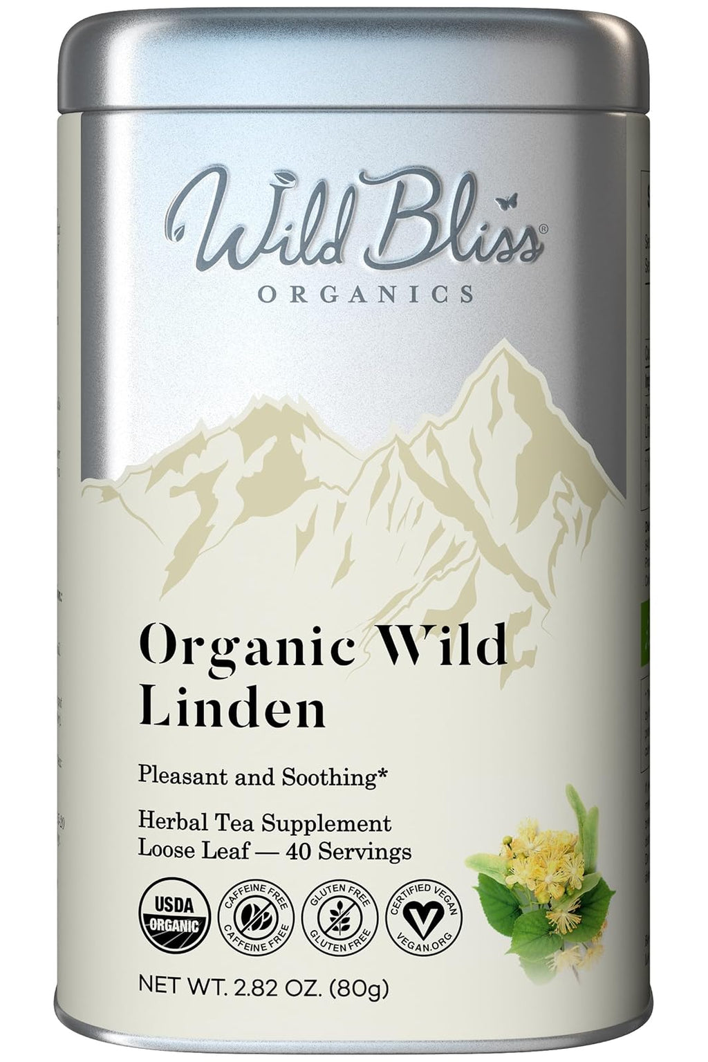 Wild Bliss organic linden flower tea