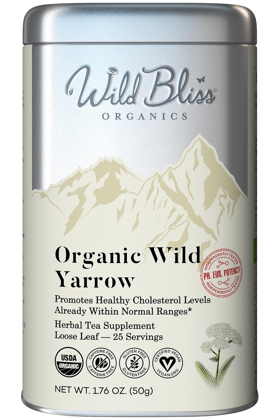 Wild Bliss yarrow flower herbal tea