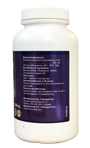 wild blueberry capsules for immune support