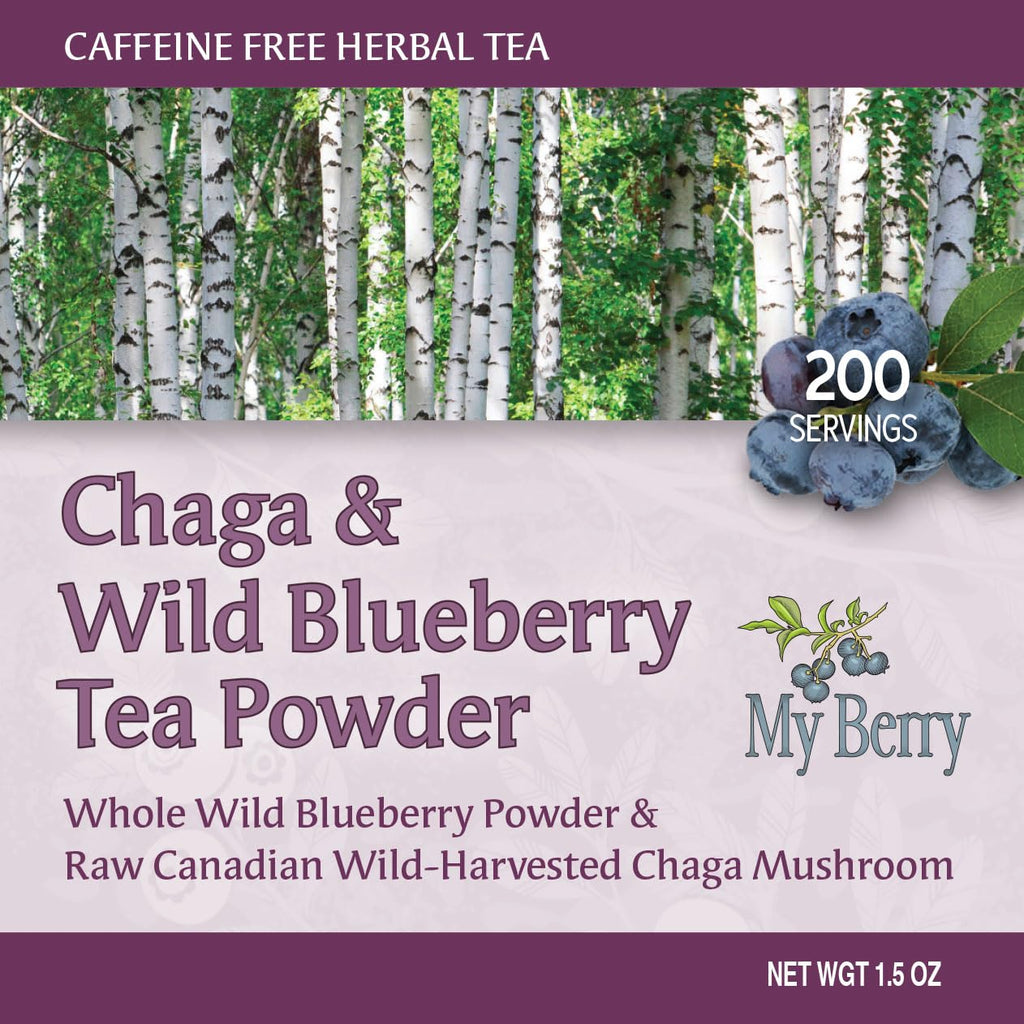 Wild blueberry tea for wellness