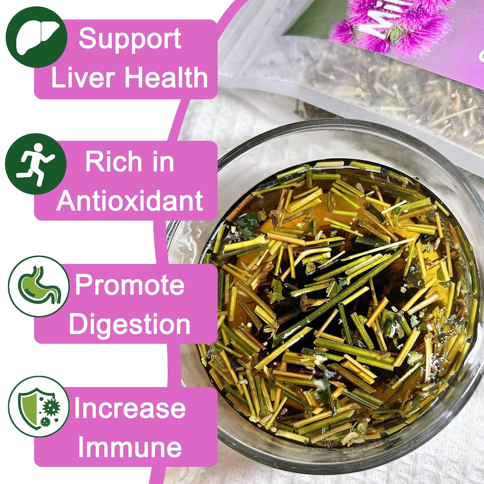 Wild Cardo Mariano herbal detox tea