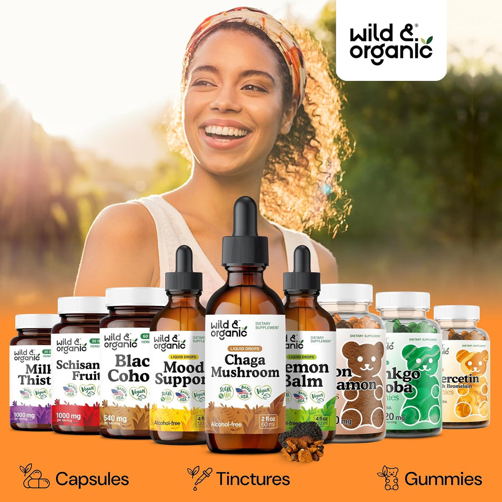 wild chaga mushroom tincture 2 oz