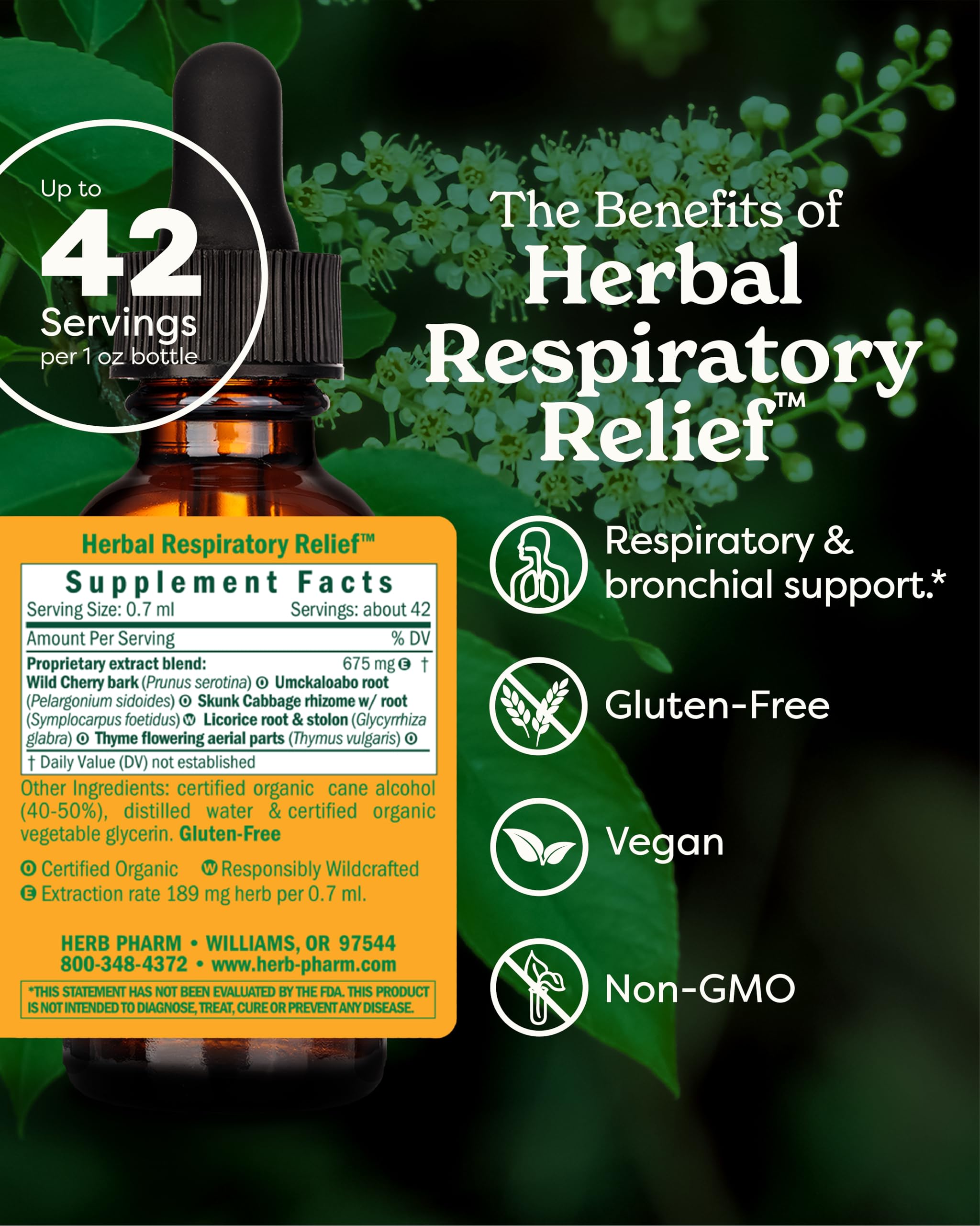 Wild Cherry extract for throat relief