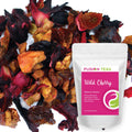 wild cherry herbal tea pouch