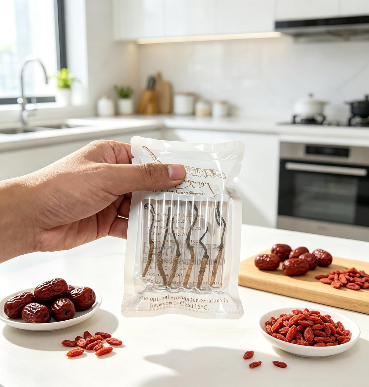 Wild Cordyceps mushrooms for stress relief