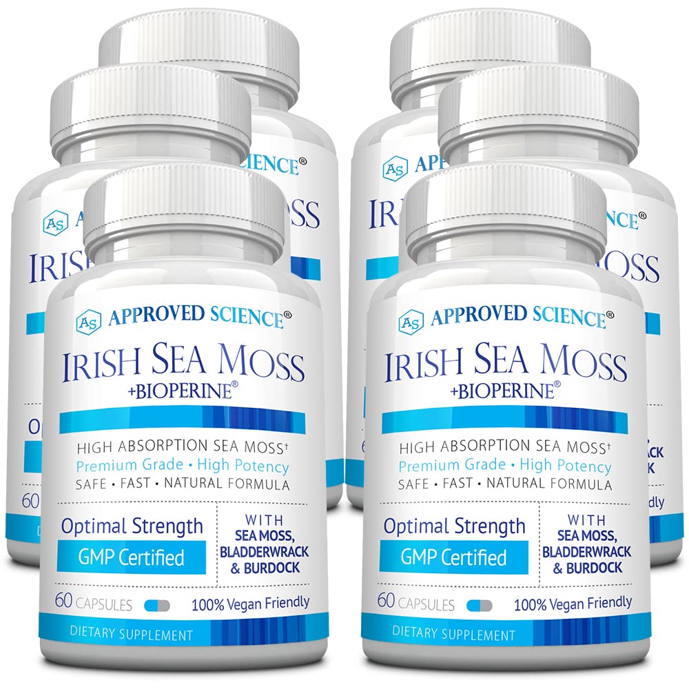 wild-crafted Irish sea moss capsules