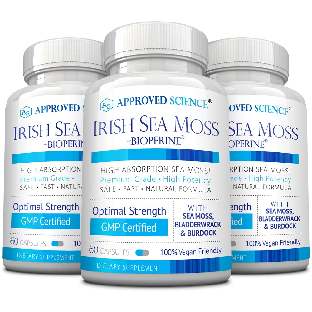 wild-crafted Irish sea moss capsules