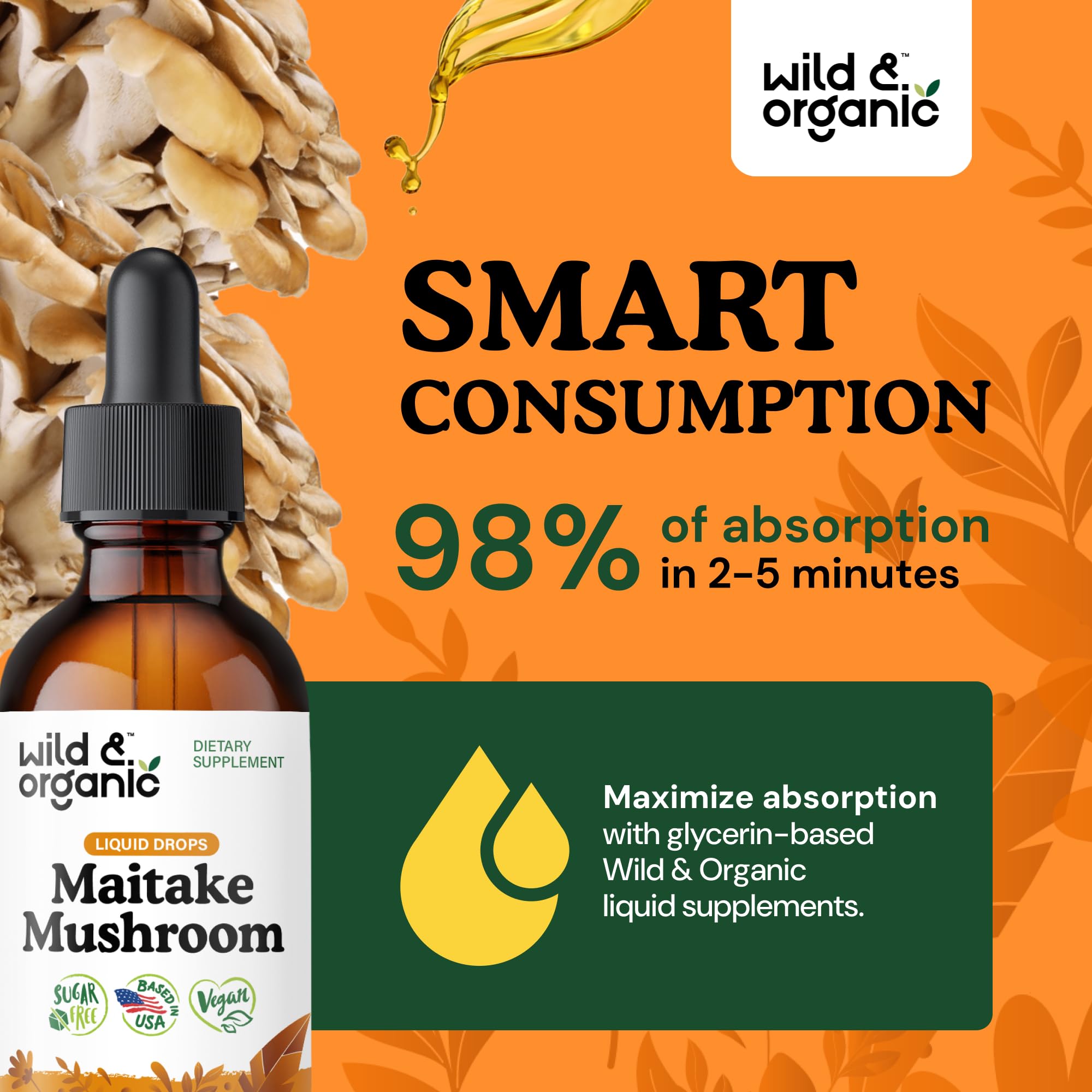 wild-crafted maitake mushroom benefits