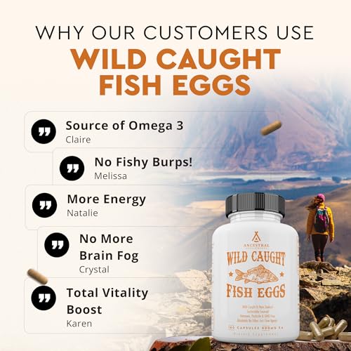 wild fish eggs for healthy lifestyle